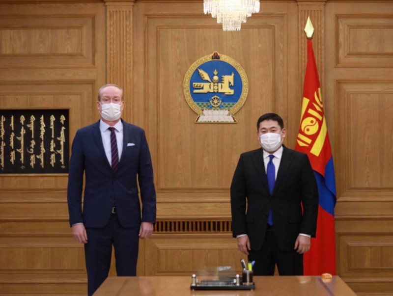 Европын сэргээн босголт хөгжлийн банкны Суурин төлөөлөгч Ханнес Такачийг хүлээн авлаа